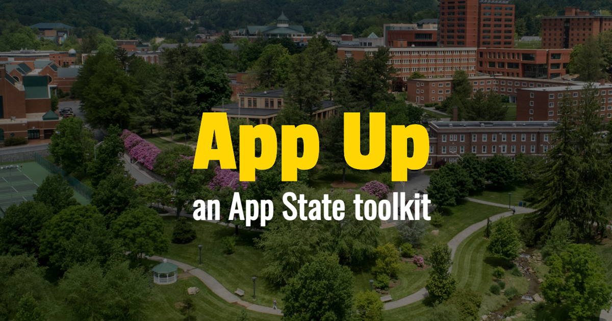 Appalachian State University / App Up - App State Toolkit