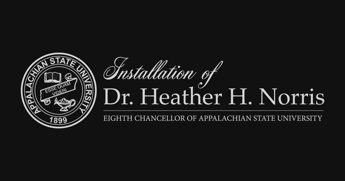 Appalachian State University / Chancellor Norris Installation